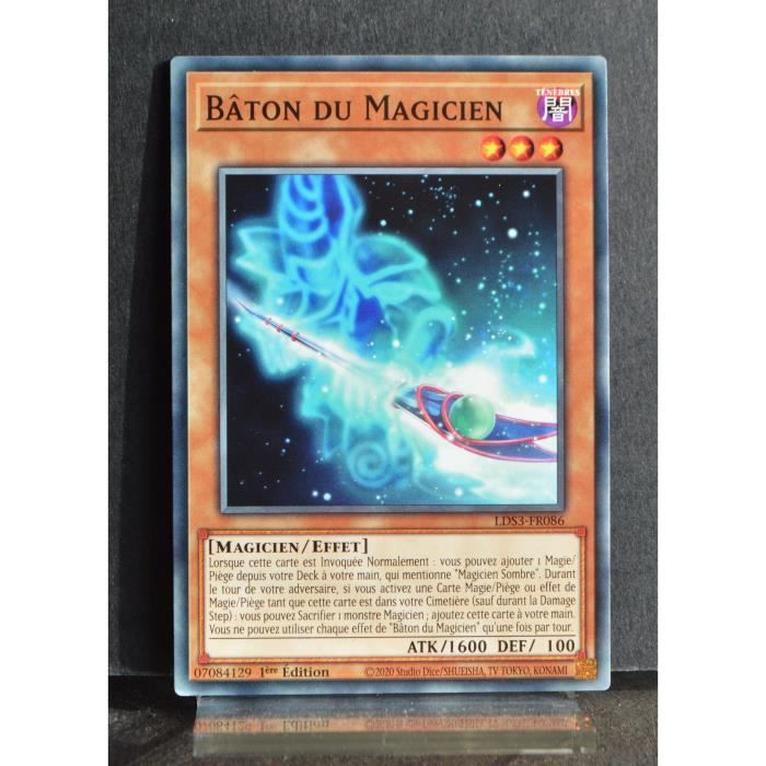 Carte YU-GI-OH LDS3-FR086 Bâton du Magicien Commune NEUF FR - Cdiscount ...