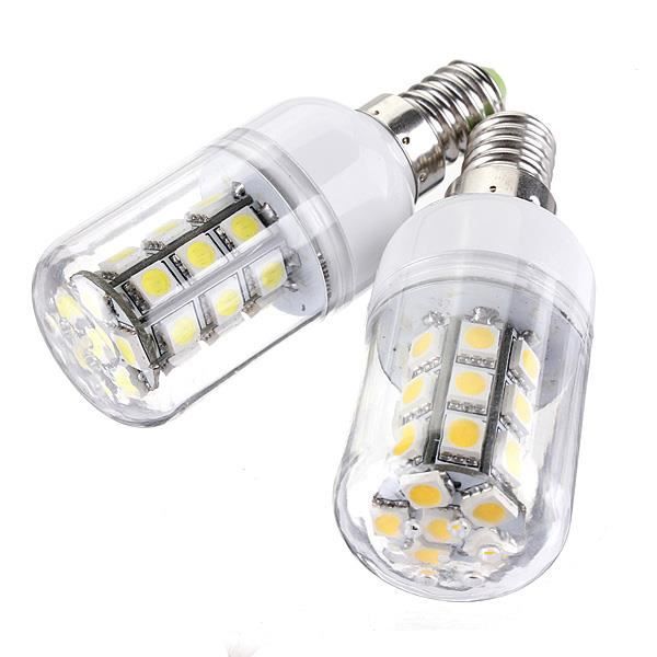 E14 5050 SMD 27 LED Ampoule Eclairage DC/AC 12V Maison Blanc chaud ... E14 5050 SMD 27 LED Ampoule Eclairage DC/AC 12V Maison Blanc chaud ...