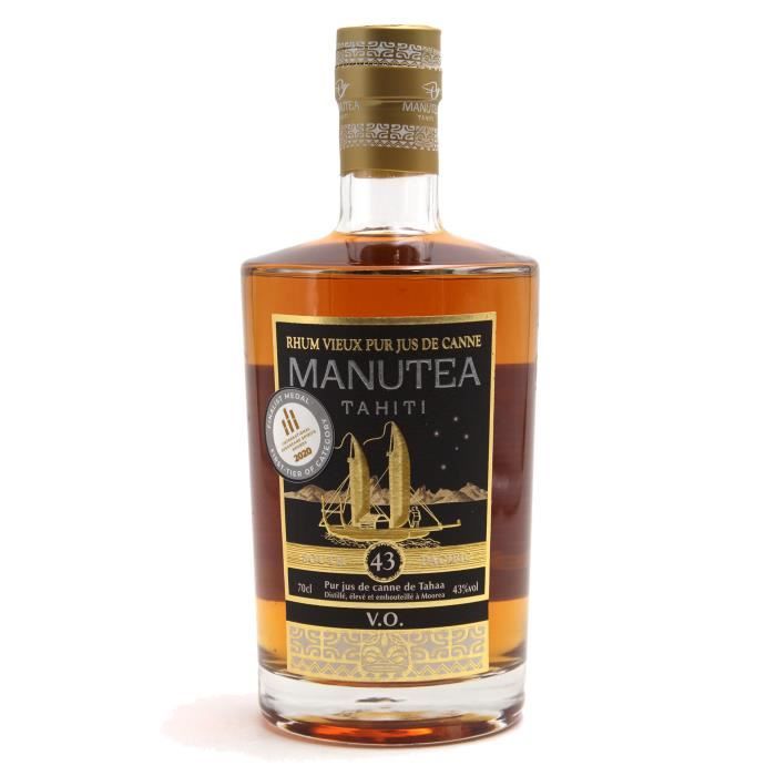 Rhum Manutea VO 70cl - La cave Cdiscount