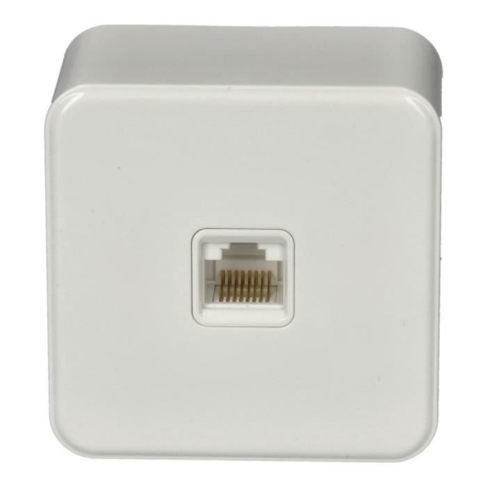 Prise Rj45 Téléphonique Réseau Prise Cat5 Ethernet Femelle. Surface ...