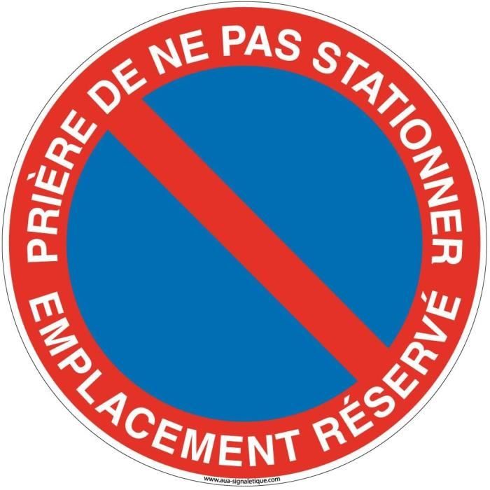 Panneau Interdiction - Panneau De Sécurité Circulaire En Pvc - (Ø 270 ...