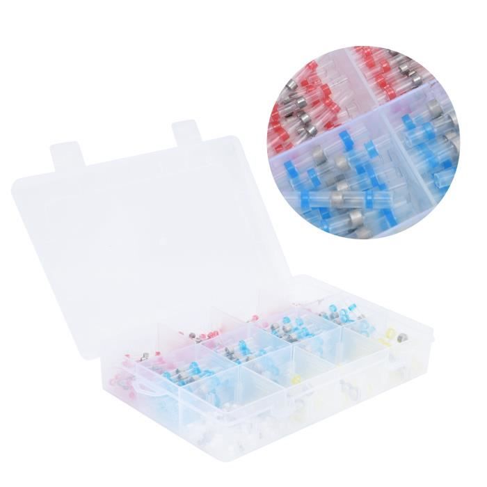 EJ.life Kit de connecteurs bout à bout Connecteurs bout à bout thermorétractables Bornes à ...