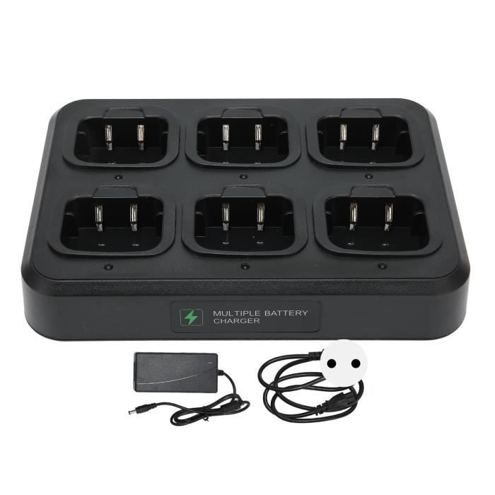 Base de charge pour talkie-walkie Station de Charge à Six Voies ...