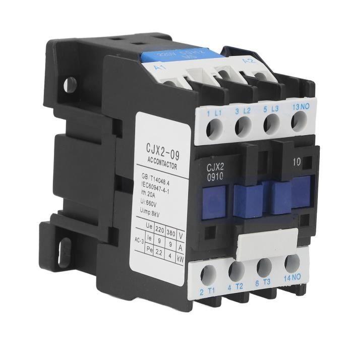 HURRISE Contacteur CA Bobine de Contacteur de Moteur, Contacteur AC Haute sensibilité 50 HZ 220 ...