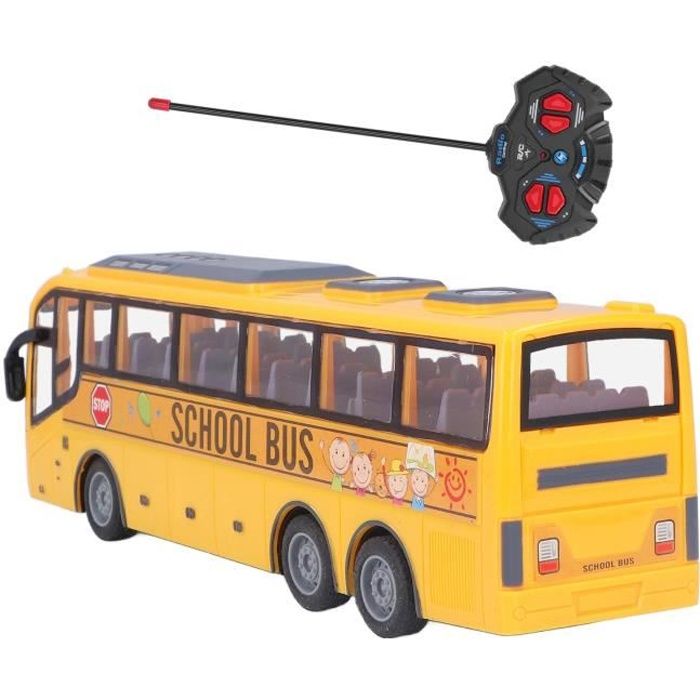 Jouet - HURRISE - Bus scolaire RC - Télécommande - LED - Éducatif ...