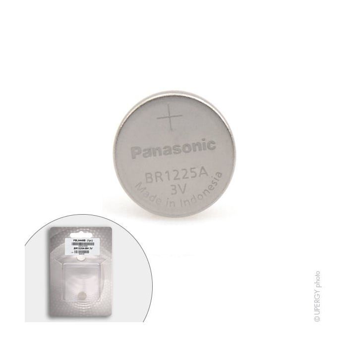 Panasonic - Pile bouton lithium blister BR1225A/BN PANASONIC 3V 48mAh ...