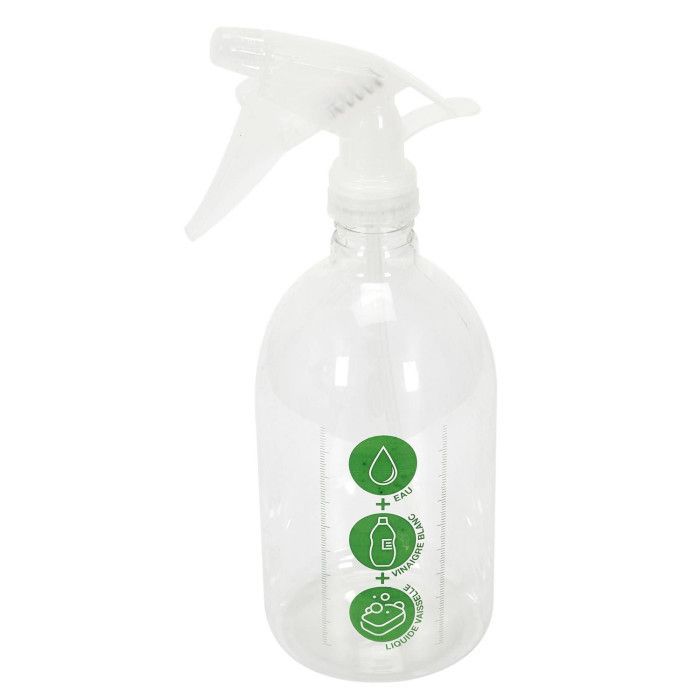 Bouteille Spray "Ménage" 750ml Transparent - Cdiscount Au quotidien