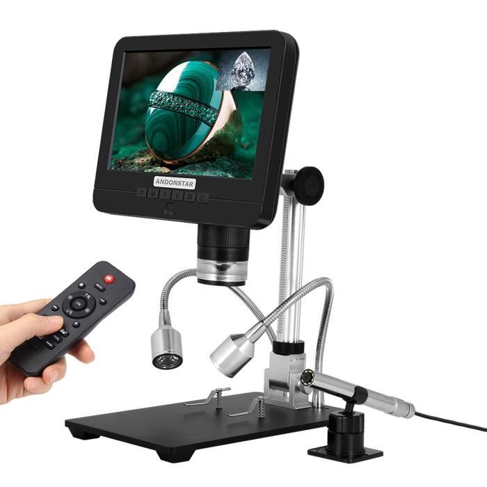 Microscope numérique Portable à Double lentille USB AD206S Écran LCD ...