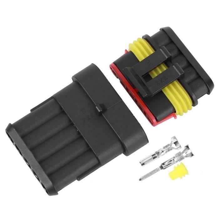 COOK-Tbest Connecteur de câblage électrique étanche 5 Ensemble ...