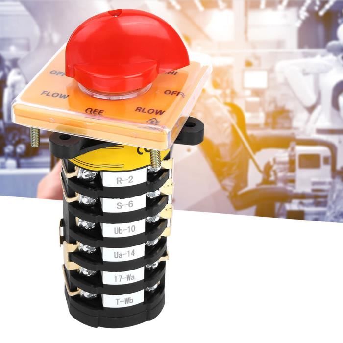 Salalis Commutateur De Commutation à 3 Positions T 16exf64d 6 Sélecteur De Commutateur Universel