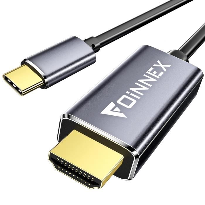 Câble Usb C Vers Hdmi,4K 30Hz Cable Usbc Type C A Hdmi,Usb C 3.1 ...