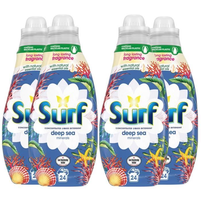 Surf Deep-sea Minerals Concentrated Liquid Detergent 648ml, 24 washes 4 ...