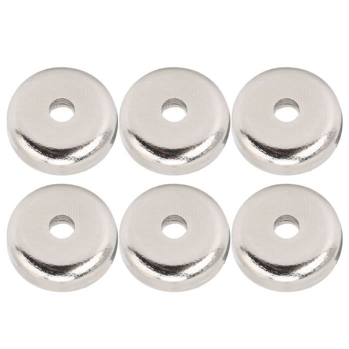 Tbest Aimant de base ronde 6pcs Aimants de Montage à Base Ronde ...