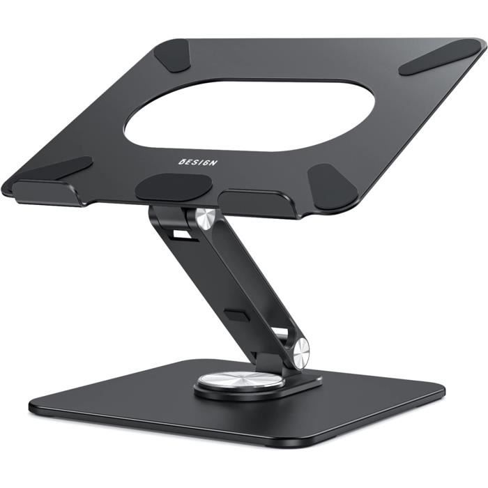 Lsx7 Support Ordinateur Portable Avec Base Rotative À 360°, Support ...