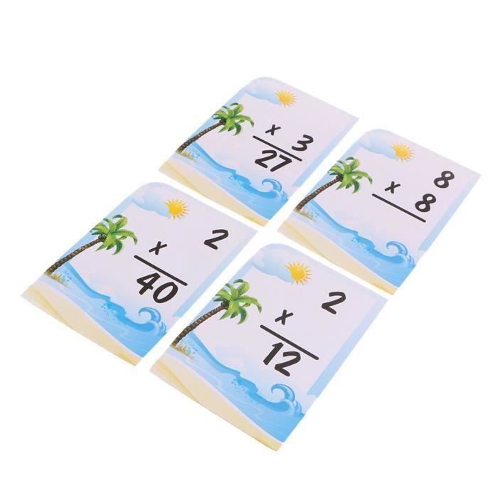 Cartes Flash Math pour Enfants - UNBRANDED - Jeu éducatif - 36 cartes ...
