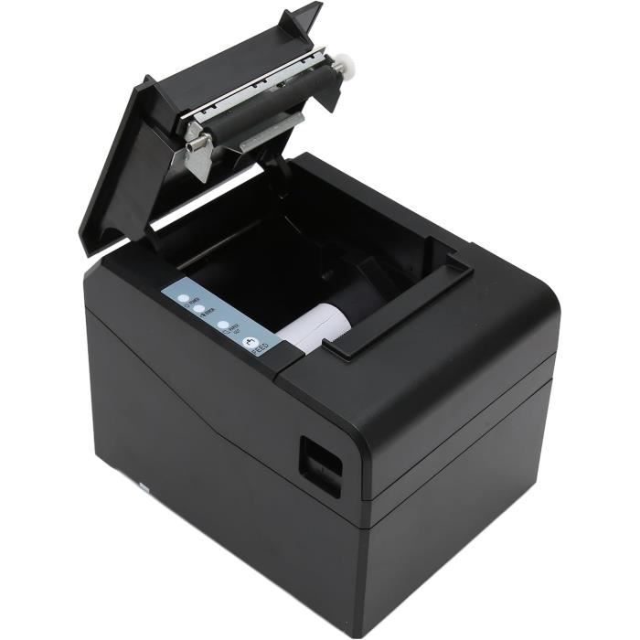 Imprimante Thermique 80 Mm, Petite Imprimante de Reçus Thermique USB ...