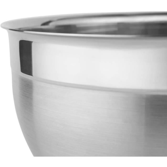 RÖSLE Saladier Haut - Saladier en inox 18-10 avec Bord Verseur - Pour ...