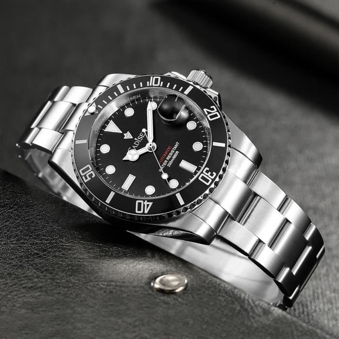 Cadisen Montre Automatique Pour Homme Avec Verre Saphir Et Acier ... Cadisen Montre Automatique Pour Homme Avec Verre Saphir Et Acier ...
