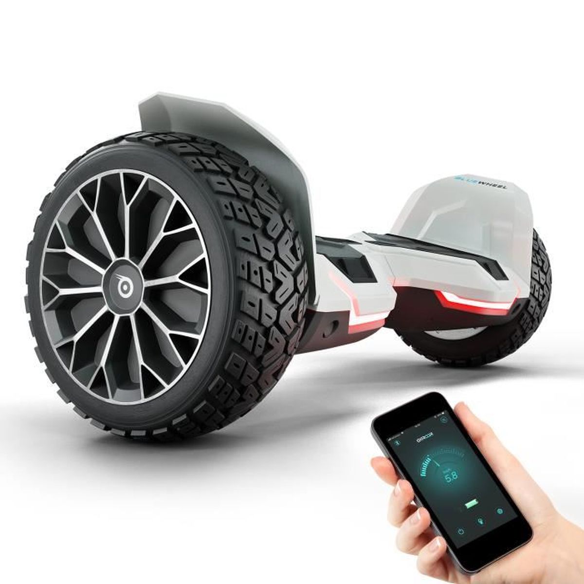 Gyropode Premium 8,5“ Bluewheel HX510 SUV - Bluetooth - Moteur Double ...