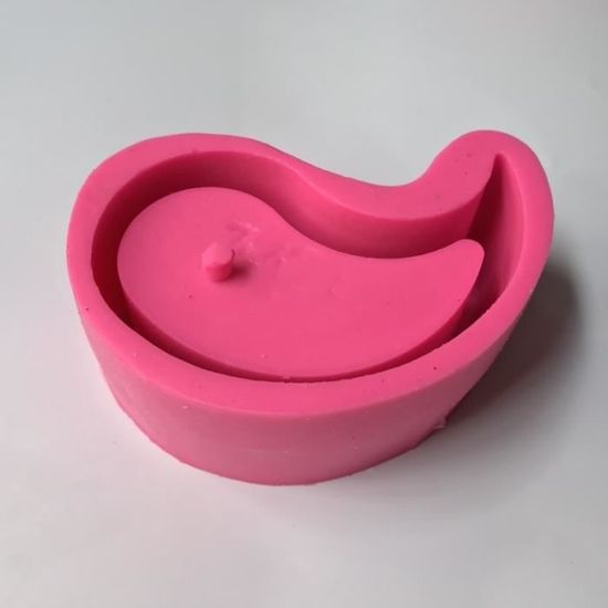 Moule,Bricolage moule en Silicone béton Pot de fleurs, ciment créatif ...