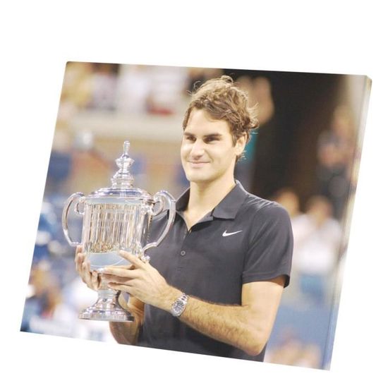 Tableau Décoratif Trophee Grand Chelem Roger Federer Tennis Superstar ...