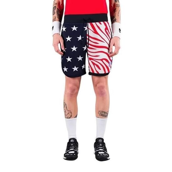 Short Hydrogen Star - blue navy/red - M - Cdiscount Sport