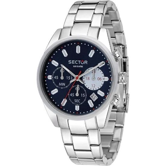Montre Sector Homme Chronographe Quartz avec Bracelet en Acier ...