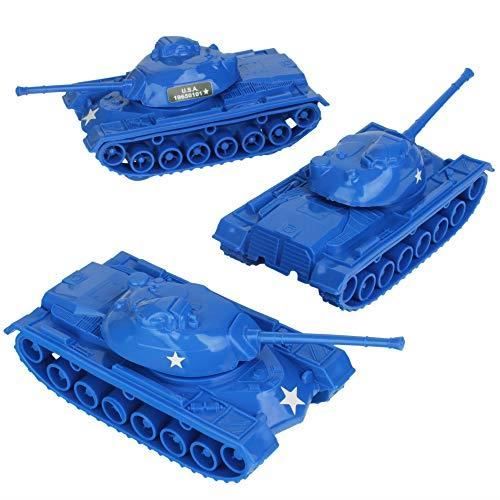 TimMee Toy Tanks for Plastic Army Men: Blue WW2 3pc - Made in USA ...