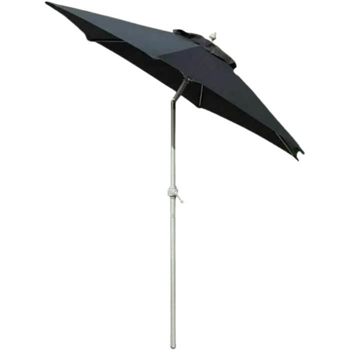 Parasol de jardin inclinable en aluminium 2m - Garden Mile - Grand ...