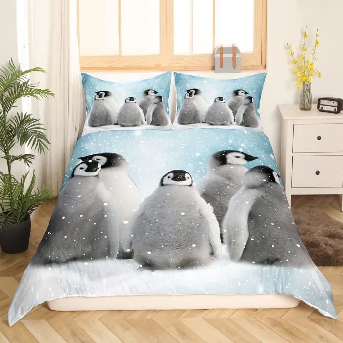Pingouin Housse De Couette Mignon Pingouin Parure Housse De Couette ...