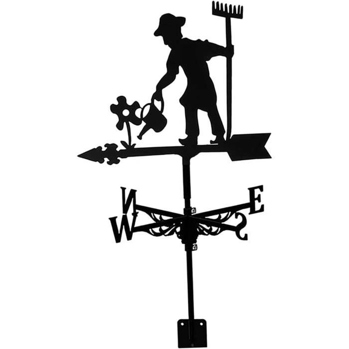 Girouette de Jardin Exterieur, Weathercock Wind Direction Indicator ...