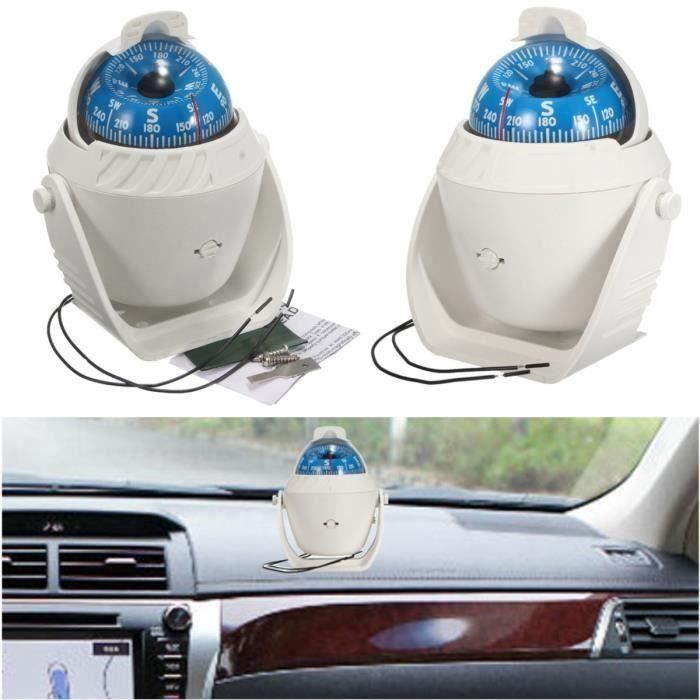 LED Lumière Voiture Auto Marine Boussole Compass Électronique Compass ...
