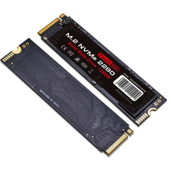 Z suit disque dur interne SSD NVME 2280 PCIe30 m2 avec capacité de 128 ...