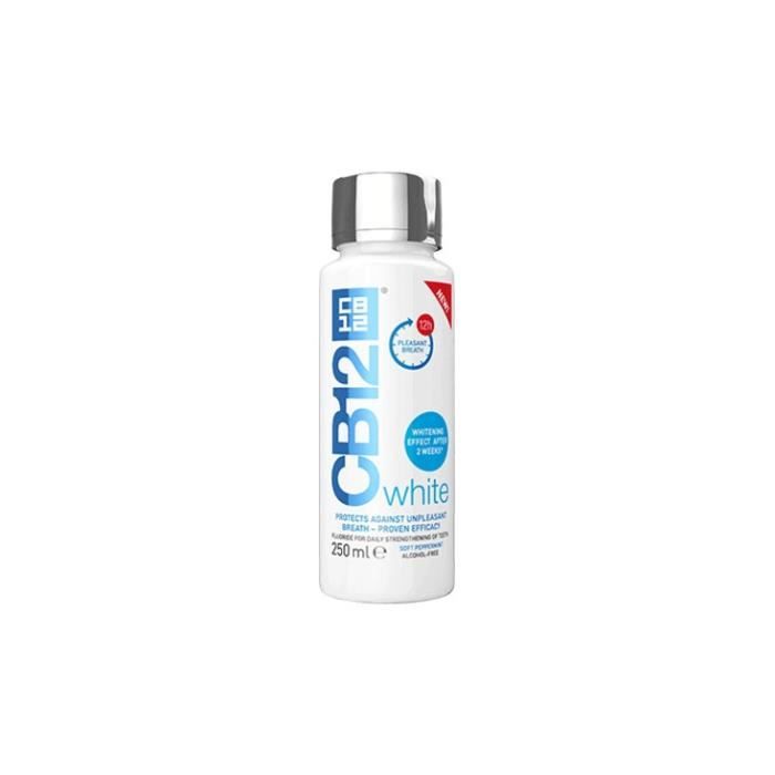 CB12 White Menthe Légère 250ml - Cdiscount Au quotidien