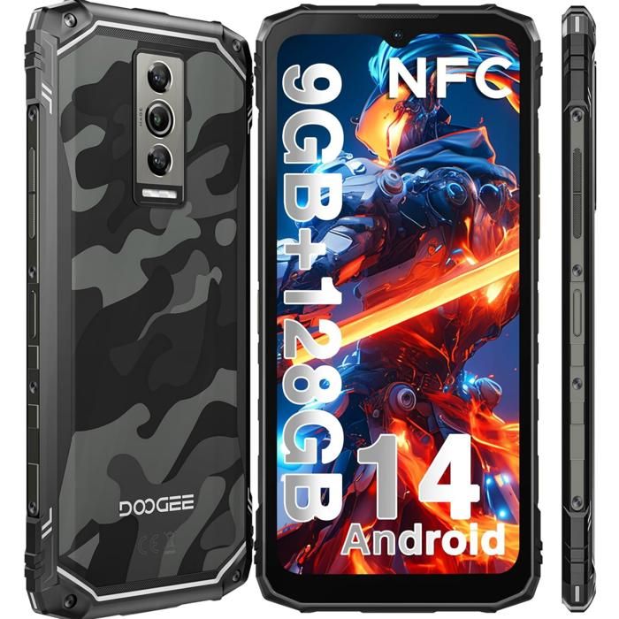 Smartphone - DOOGEE - BLADE 10 - IP68 Étanche - Écran 6,56" HD+ - 4Go ...