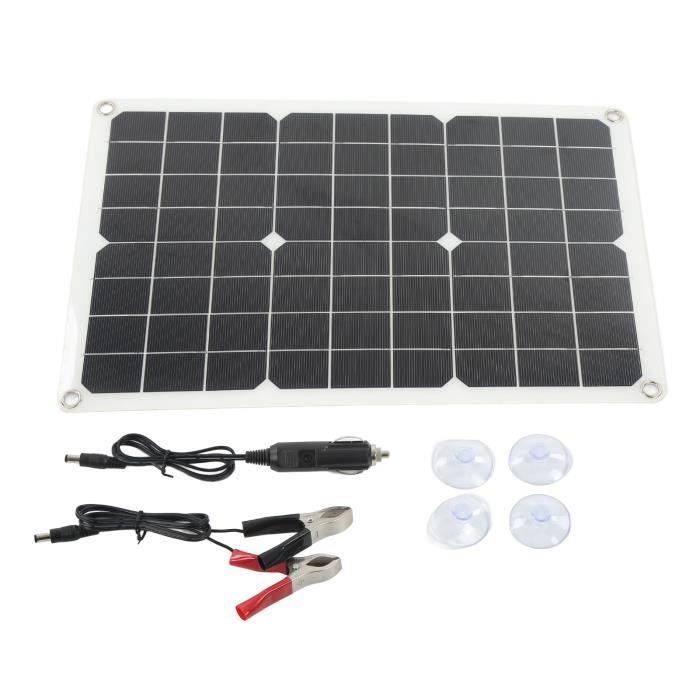 EBTOOLS kit de panneau solaire extérieur Kit de panneau solaire monocristallin taux de ...