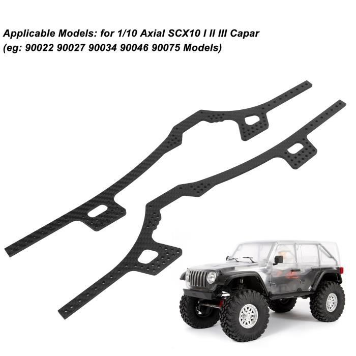 TIM® Zerone Poutre en fibre de carbone 1/10 RC Cadre en Fiber de ...