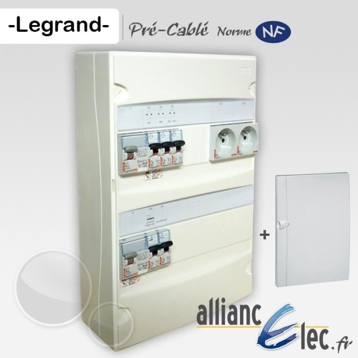 Tableau électrique pré-cablé Legrand complet Studio - T1 - T1bis ...