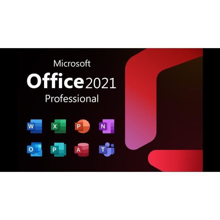 Microsoft Office2021 Professionnel Plus -Clé d'activation- - Cdiscount ...