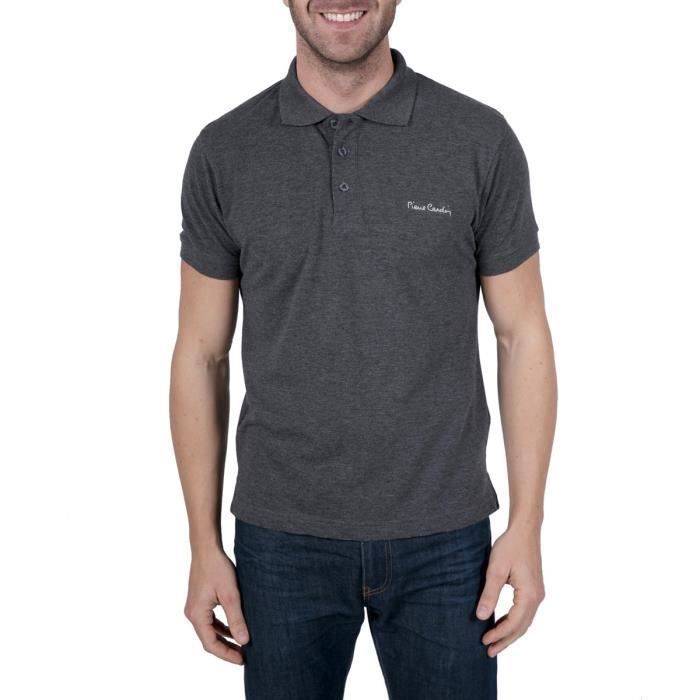 Polo Pierre Cardin homme - Anthracite Anthracite - Cdiscount Prêt-à-Porter