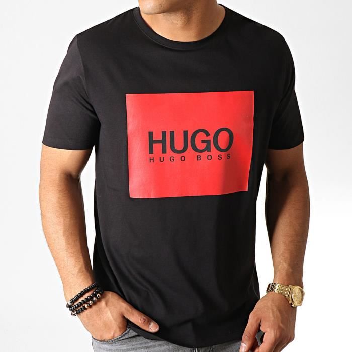 TEE SHIRT HUGO BOSS NOIR - Cdiscount Prêt-à-Porter