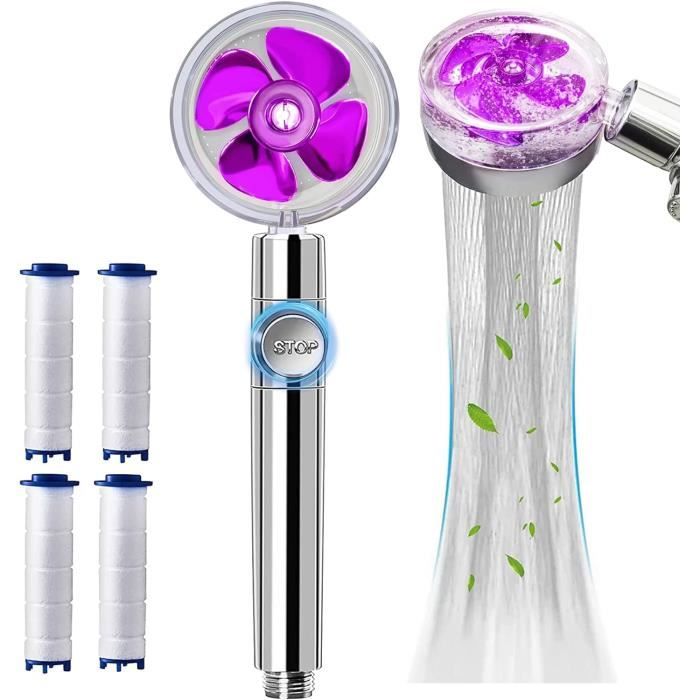 Pommeau de douche à hélice Pommeau de douche turbo Pommeau de douche haute pression Pommeau de ...