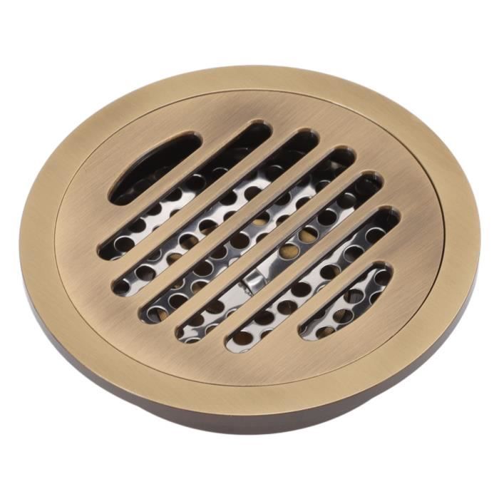 Drain de sol et de douche rond de style vintage pour garage et salle de ...