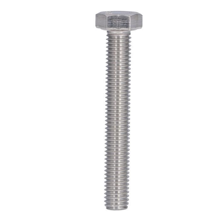 LAM-20PCS Boulon hexagonal filetage grossier vis de réglage boulons ...