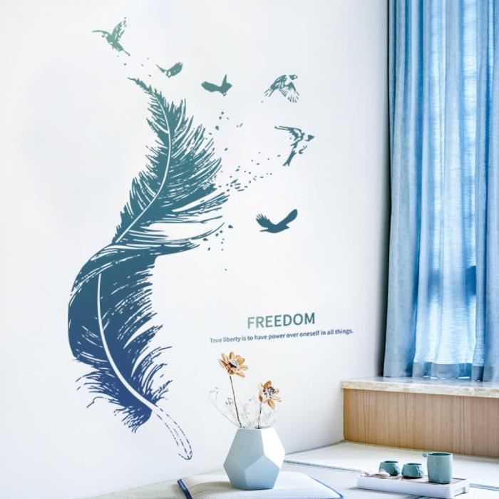 Stickers muraux,décoratifs sticker mural Oiseaux Poster moderne,Déco ...