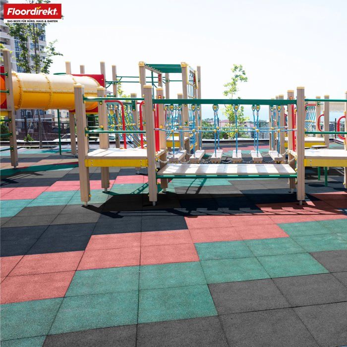 Tapis de sol pour aire de jeu et jardin, Play Protect, Résistant aux ...