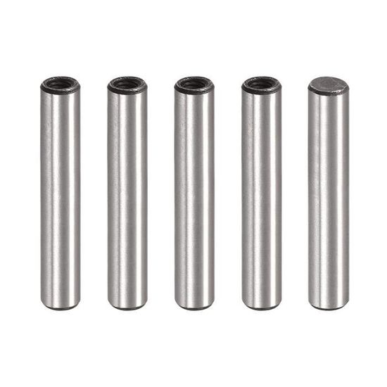 Sourcing Map M3 Interne Filetage Goupille 5pcs 5x30mm Chanfreinage Plat ...