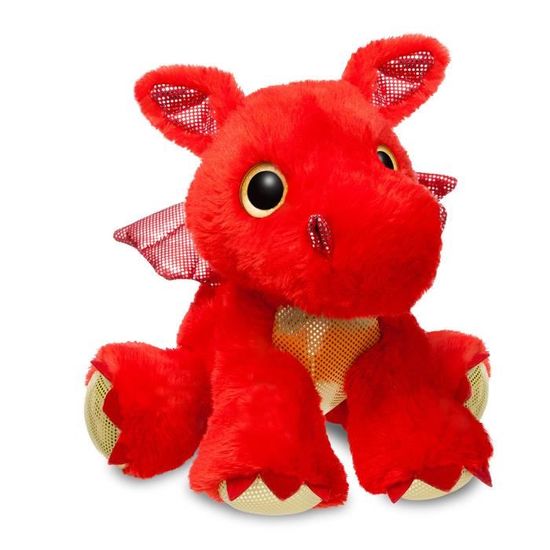 Aurora World 60858 Sparkle Tales Sizzle Dragon Peluche, Rouge, 30,5 cm ...