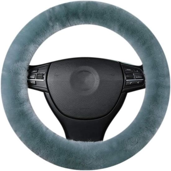 Housse De Volant De Voiture Universelle Couvre Volant En Laine Faux ...