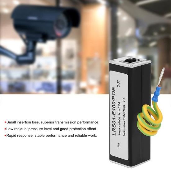 POE Networks Arrester IP Camera Thunder Surge Protector Application de ...